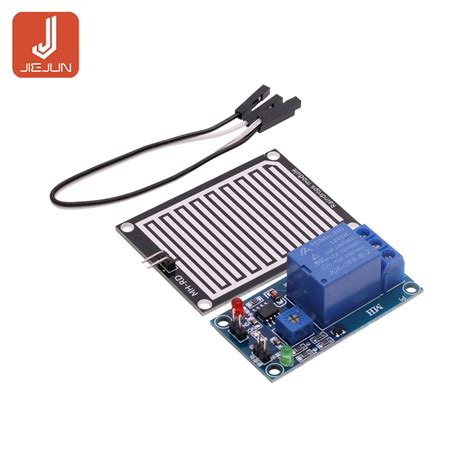 snow raindrops detection sensor module rain weather dc 5v12v humidity
