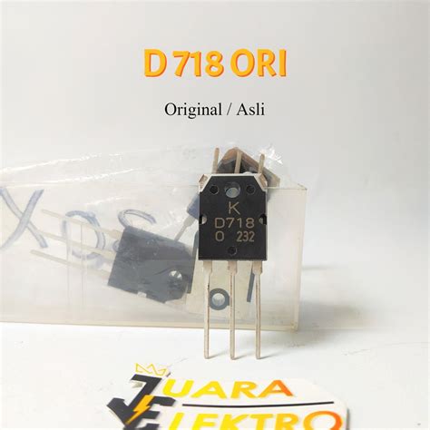 Jual Transistor D718 Ori Transistor Tr D 718 Asli Shopee Indonesia