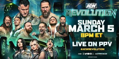 Aew Revolution 2023 Ppv Preview Full Card Start Time How To Watch