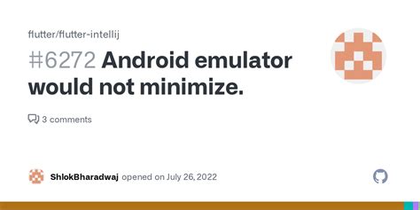 Android Emulator Would Not Minimize · Issue 6272 · Flutterflutter