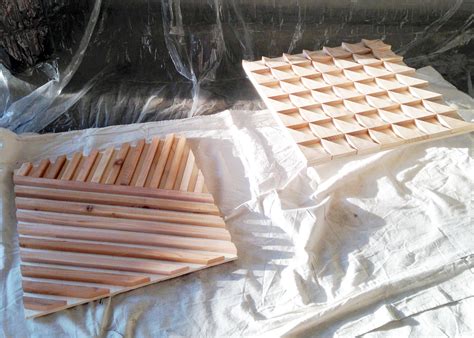 Using Plywood And Scrap Wood To Make A Geometric Art Piece A Little Kooky