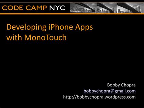 Ppt Developing Iphone Apps With Monotouch Powerpoint Presentation Free Download Id1148797