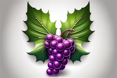 Símbolo De Uva Para Una Aplicación Web O Móvil De Computadora Foto Premium