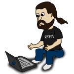 Thief With Bag And Flashlight Free Svg