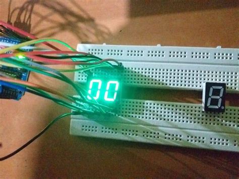 Seven Segment Display With Arduino Interfacing 0 To 99 Counter