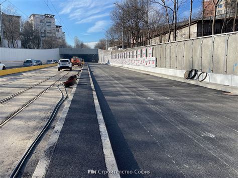 София — Ремонт «Люлинского тоннеля — реконструкция трамвайного пути от бульвара Вардар до