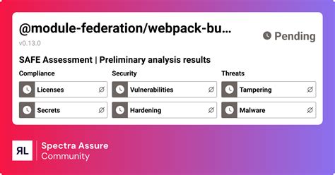 Module Federationwebpack Bundler Runtime Npm Reversinglabs