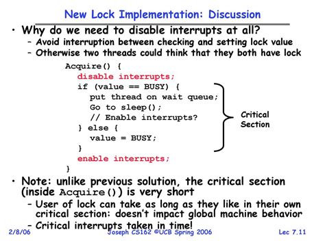 Cs162 Operating Systems And Systems Programming Lecture 7 Mutual