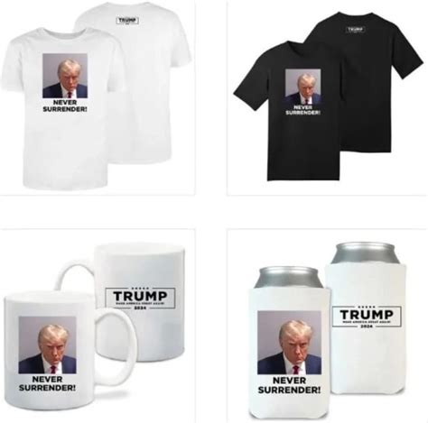 Трамп заработил 7 1 милиони долари од продажба на маици и шолји со затворската слика Канал 5