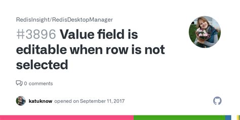 value field is editable when row is not selected · issue 3896
