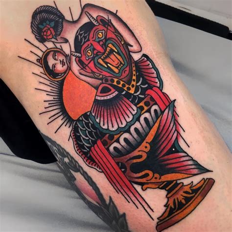 Devil Pin Up Girl Tattoo Designs