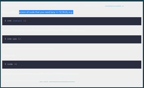 nvm installation instructions are unreadable when using dark mode · issue 324 · wasp lang wasp