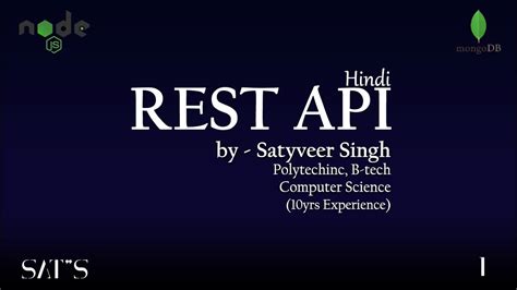 How To Create Rest Api Hindi Rest Api Using Nodejs And Mongodb