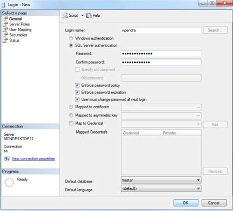 How To Create Login In Sql Server