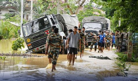 Indian Soldiers Were Swept Away In The Flood