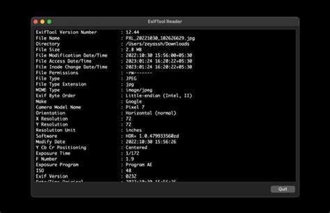 4 Ways To View An Images Exif Metadata On A Mac
