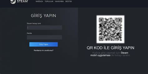 Steam QR kod nerede QR kod ile giriş nasıl yapılır Yazılım uygulama ve teknoloji haberleri