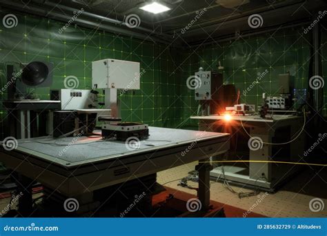 Quantum Radar System In A Secure Laboratory Stock Image Image Of