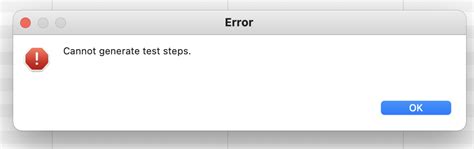 cannot generate test steps when using spy web bugs report katalon