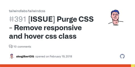 Issue Purge Css Remove Responsive And Hover Css Class · Issue 391