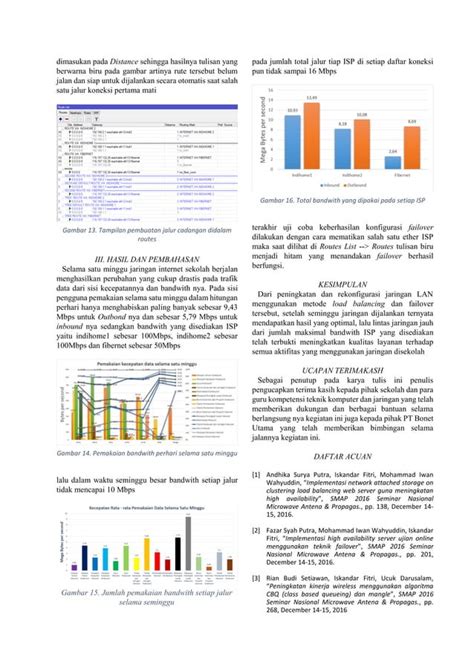 Rekonfigurasi Dan Peningkatan Kapasitas Jaringan Lan Menggunakan Kombinasi Load Balancing