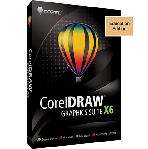 Corel Coreldraw Graphics Suite X6 Edu Windows Etsy