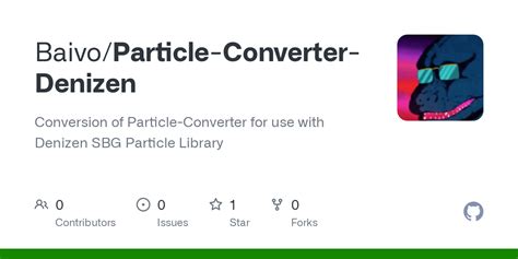 Github Baivo Particle Converter Denizen Conversion Of Particle Converter For Use With Denizen