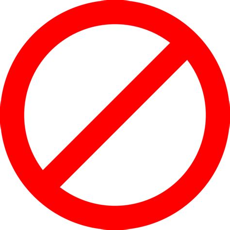 Забранено Забранен Не Пътен Безплатни векторни графики в Pixabay
