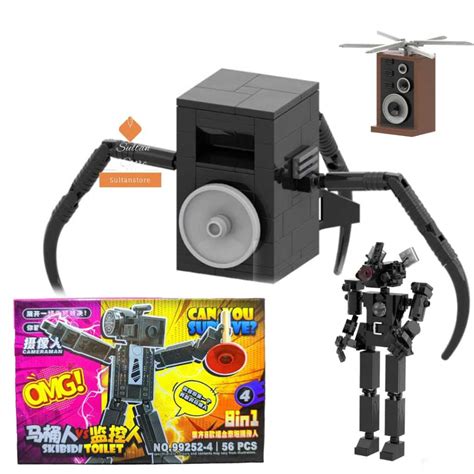 Jual New Skibidi Lego Skibidi Toilet Audio Man Monitor Titan Speakerman