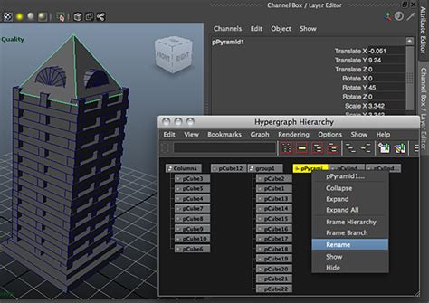 Organizing Scenes Using Layers And Groups In Maya 3d Rename Layers
