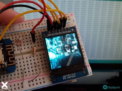 نمایش تصاویر و عکس‌های گرافیکی در نمایشگر Tft Lcd آردوینو دیجی اسپارک