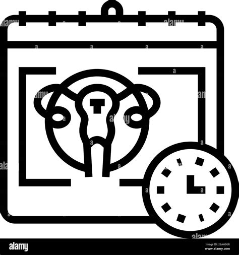 Ovulation Woman Line Icon Vector Illustration Stock Vector Image And Art Alamy