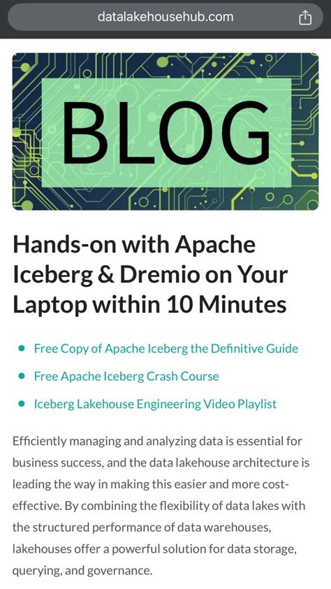 Alex Merced On Linkedin Dataengineering