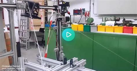 extremely fast cable driven parallel robot on imgur