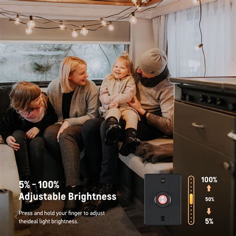 Snapklik Com Acegoo RV 12V Dimmer Switch For LED RV Lights Push Button