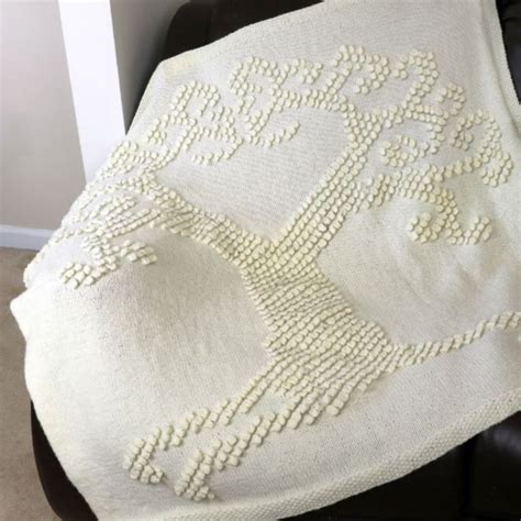 Skill Level EasyThis Tree Of Love Afghan Represents A Family Tree That Continually Grows With