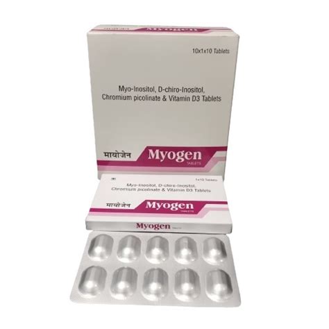 Myo Inositol D Chiro Inositol Chromium Picolinate And Vitamin D3 Tablets At Best Price In Jaipur