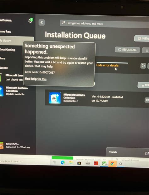 Cant Install Game R Minecraft