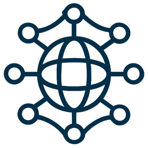 Premium Vector Technology Network Icon Outline