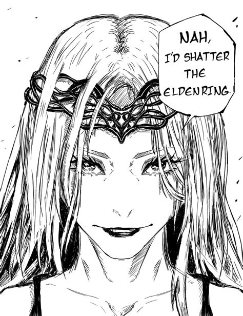 Queen Marika The Eternal Jujutsu Kaisen And 1 More Drawn By