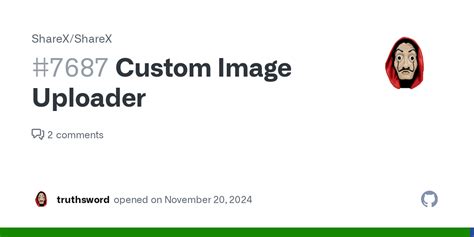 Custom Image Uploader · Issue 7687 · Sharexsharex · Github