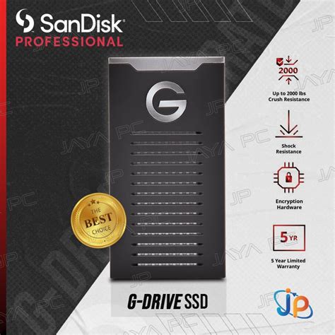Jual Sandisk Professional G Drive Ssd Gb Gb Usb C Shopee Indonesia