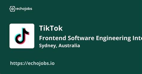 Tiktok Is Hiring Frontend Software Engineering Intern Tiktok Trust And