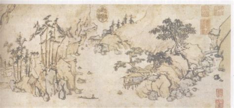 仿王维溪山行旅图 轴 绘画收藏 图片