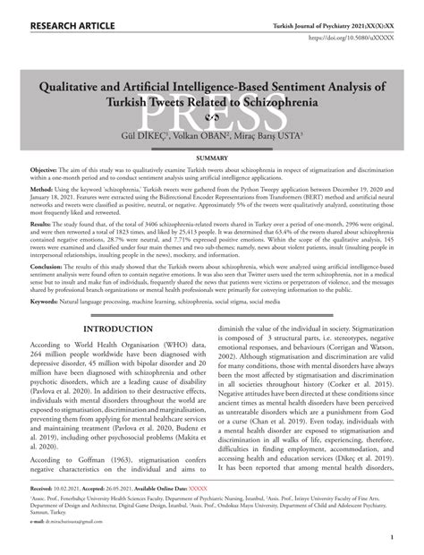 Pdf Qualitative And Artificial Intelligence Based Sentiment Analysis