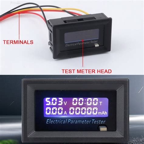 Lcd Multi Function Meter Voltage Current Time An Vicedeal