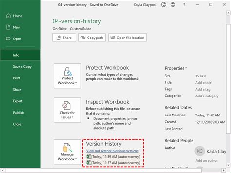 Full Tutorial Recover Previous Version Of Excel File SharePoint