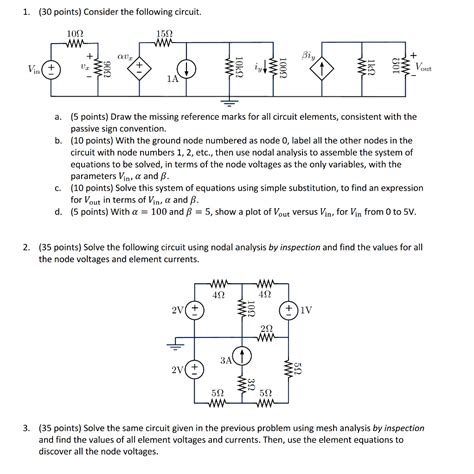 Solved Points Consider The Following Circuit A Chegg Com