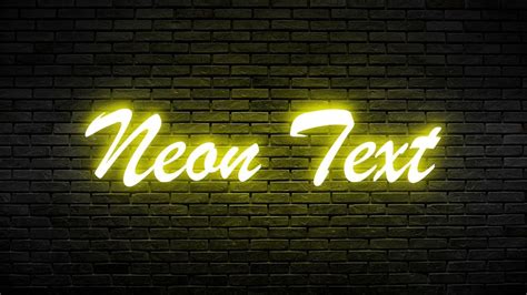 How To Make A Neon Text Effect In Coreldraw Glow Text Effect Youtube