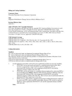 Billing And Coding Guidelines For Outpatient Billing And Coding